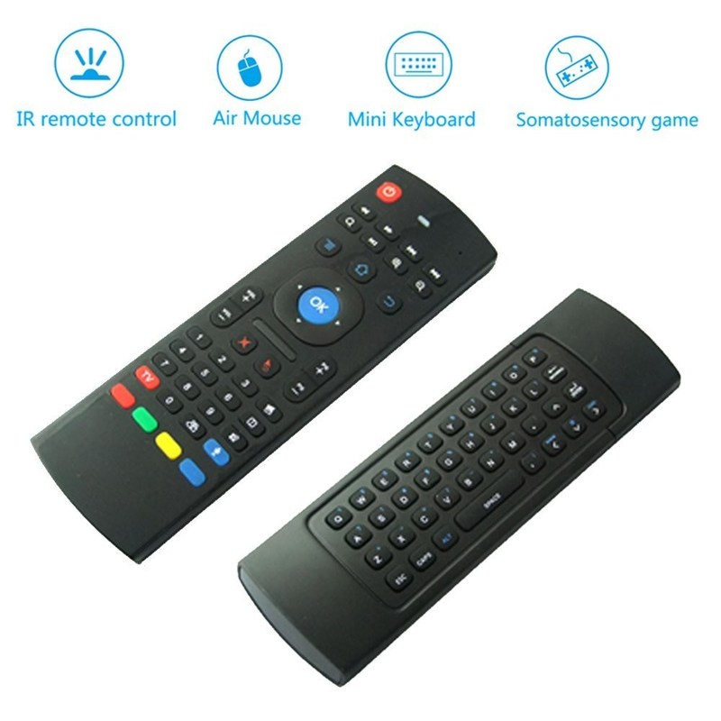 6 - Axis Somatosensory Wireless Qwerty Keyboard Air Mouse Remote ...
